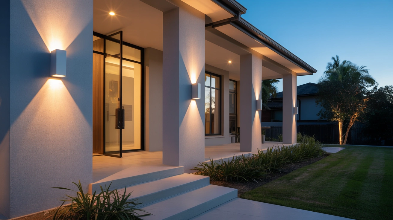 Choosing Modern Exterior Lights for Light-Colored Homes