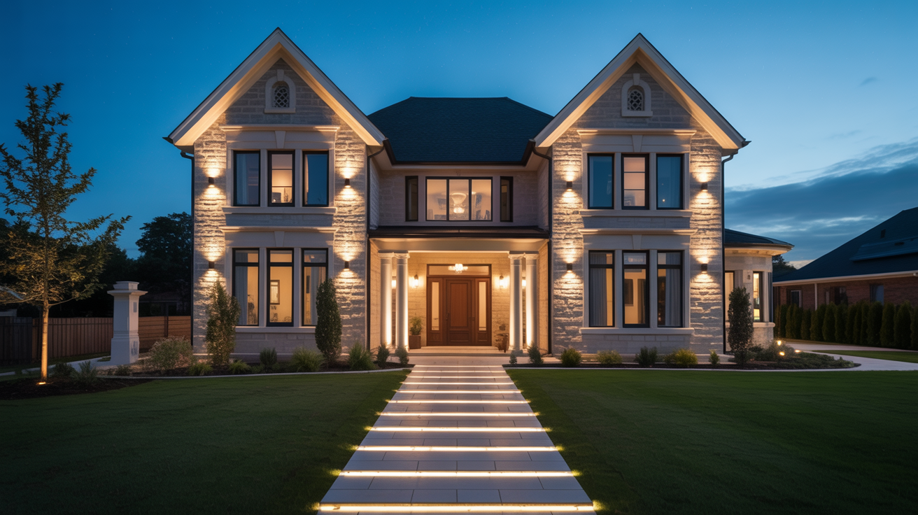 How to Highlight Architectural Features with Exterior Lights