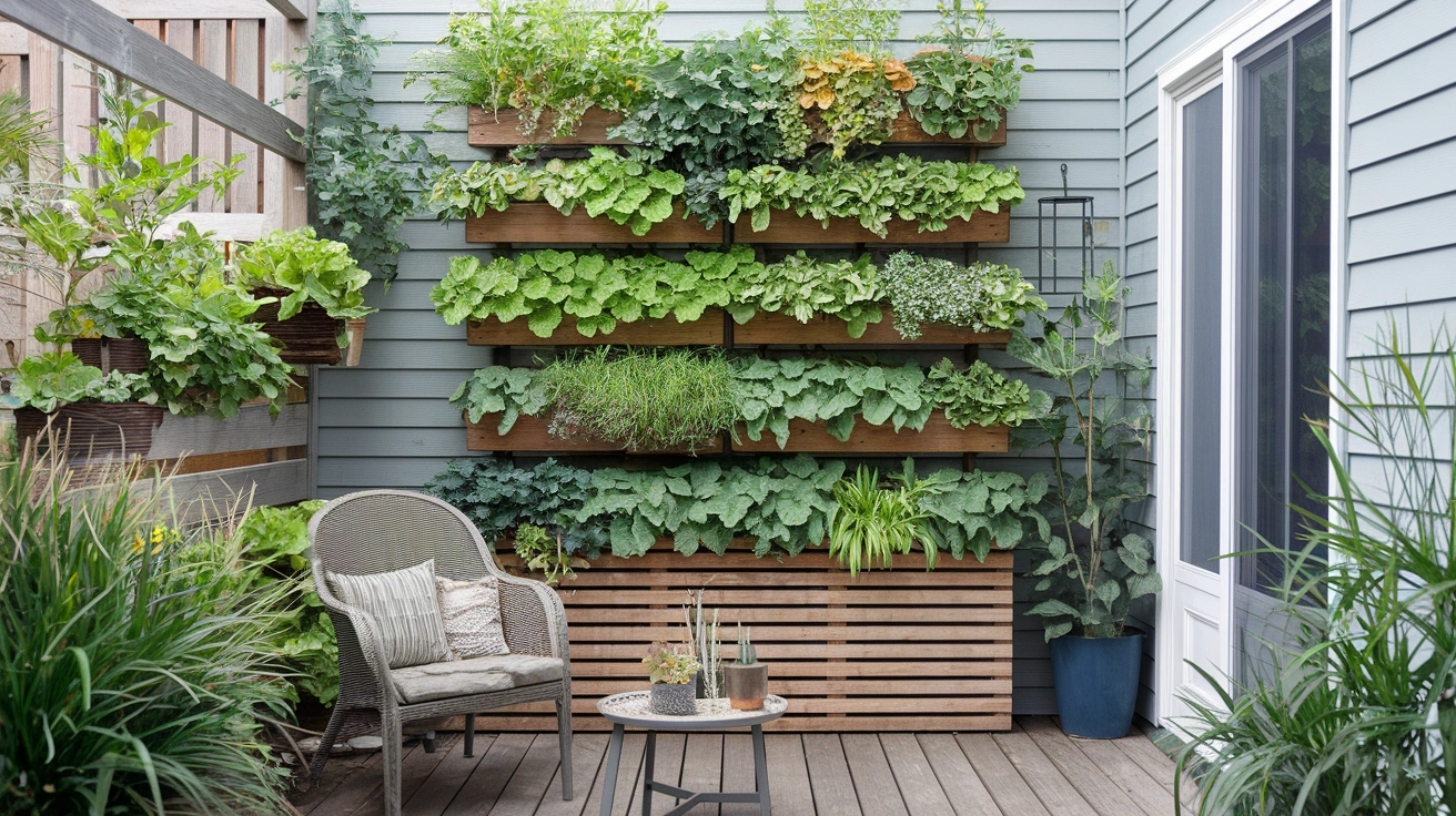 Vertical Garden Ideas for Small Yards & Balconies